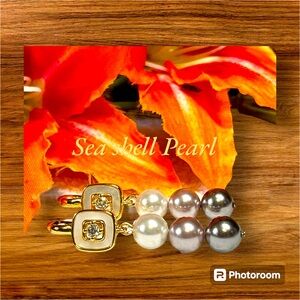 Artisan | Jewelry | Neutral Tone Sea Shell Pearl Earringsyou Need To ...